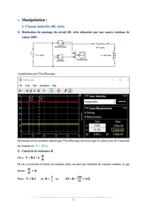 Solution Report On The Simulation Of Electrical Systems Using The