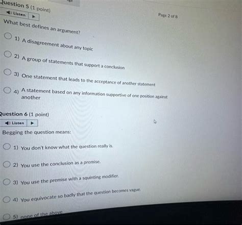 1 1 A Premise 2 A Predicate 3 An Argument 4 A