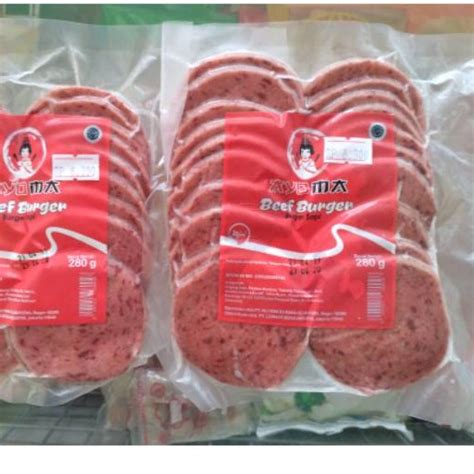 Jual Ayoma Beef Burger Mini 20s 250gr Shopee Indonesia