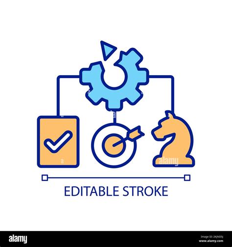 Strategy Problems RGB Color Icon Stock Vector Image Art Alamy