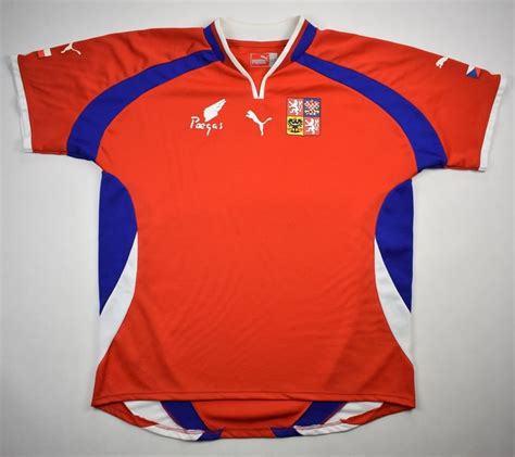 2000 02 Czech Republic Shirt L Football Soccer International Teams