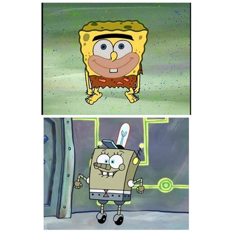 The Past And The Future Spongebob By Sheelopasco On Deviantart