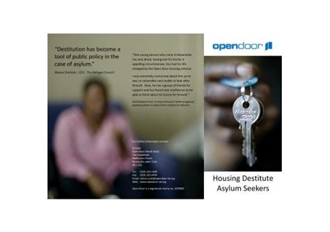 Housing Destitute Asylum Seekers â Open Door North East Pdf