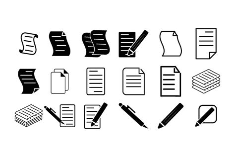 Document Icon Logo Design Template Isolated Illustration 51071652