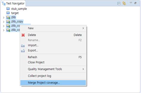 Merge Project Coverages User Manual 36
