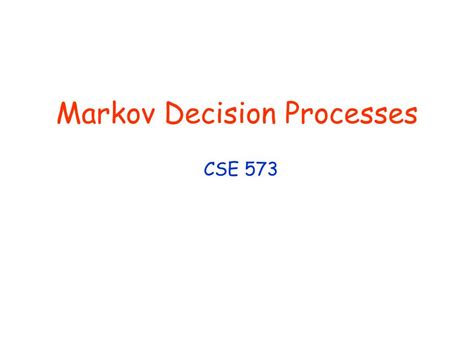 PPT Markov Decision Processes PowerPoint Presentation Free Download ID 4301276