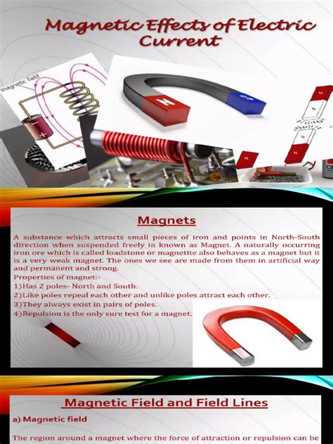 Class 10th Magnetic Effect Of Electric Current Pdf