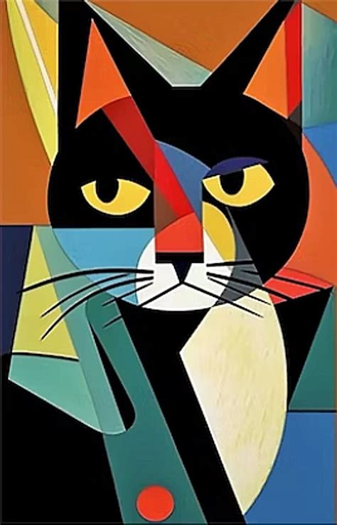 Pablo Picasso Cubismo Gatto
