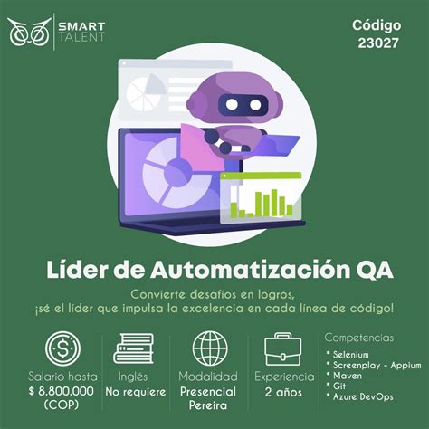Líder Automatización Qa Equipo Autogestión Resultados Presencial
