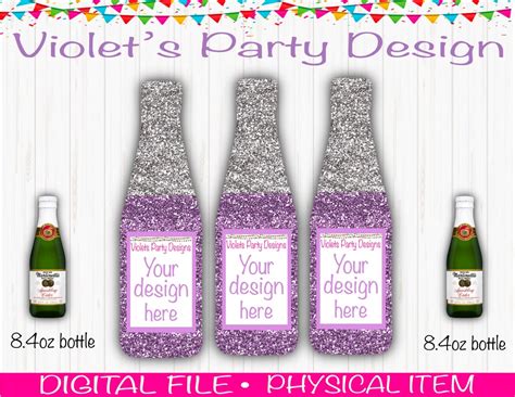 Glitter Cider Bottle Glitter Monogram Cider Bottle Two Toned Glitter