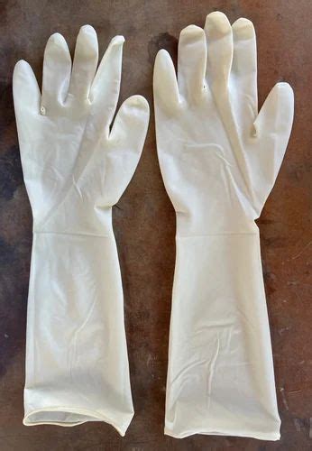 Latex L Glove Excel Elbow Length Sterile Surgical Gloves Powder Free