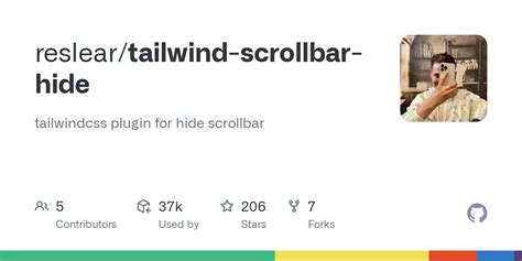 Github Reslear Tailwind Scrollbar Hide Tailwindcss Plugin For Hide