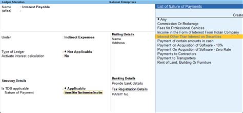 Record TDS Transactions
