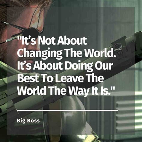 25 Iconic Metal Gear Quotes Words Of Wisdom From The Legendary Game Series