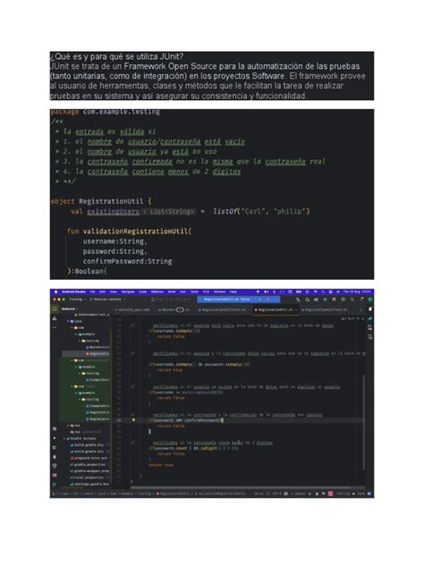 Qué Es Y Para Qué Se Utiliza Junit Pdf