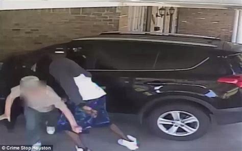 Surveillance Video Footage Shows Houston Elderly Man Being Attacked And