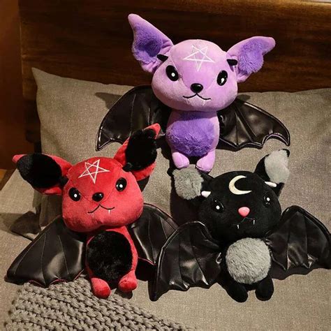 Four Color Demon Bat Plush Toy 2m Large Polyester From Kwohsqas 12