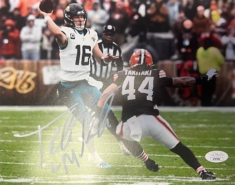 Cleveland Browns Sione Takitaki Signed 8x10 With Jsa Coa Dazzle