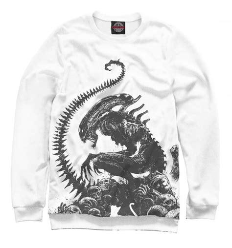 Alien Xenomorph Art Sweatshirt Hoodie High Quality Etsy