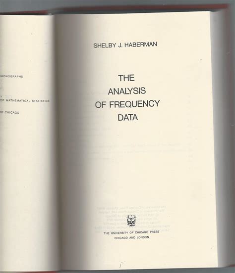 the analysis of frequency data statistical research monographs
