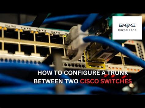 Configuring An Q Trunk Between Two Cisco Switches Unreal Labs