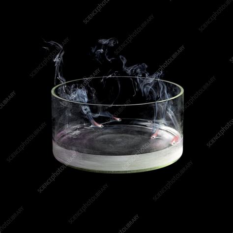 Potassium Reacting With Water Stock Image C040 2678 Science Photo Library