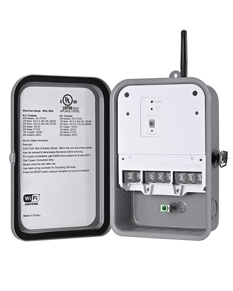 Buy Dewenwils Pool Pump Timer Outdoor Wi Fi Box Heavy Duty 40a 120