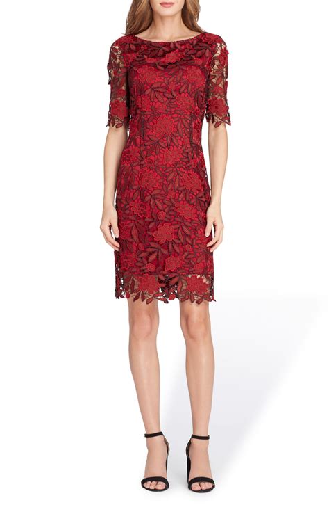 Tahari Lace Overlay Sheath Dress Nordstrom