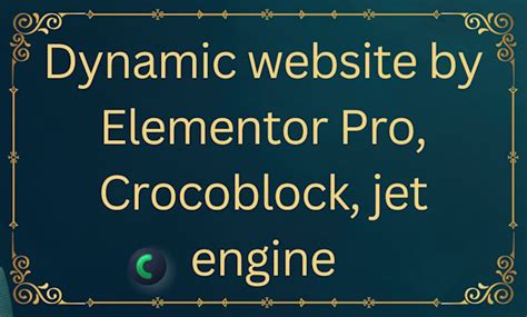 Do Dynamic Websites By Elementor Pro Crocoblock Jet Engine By Marinmaskura Fiverr