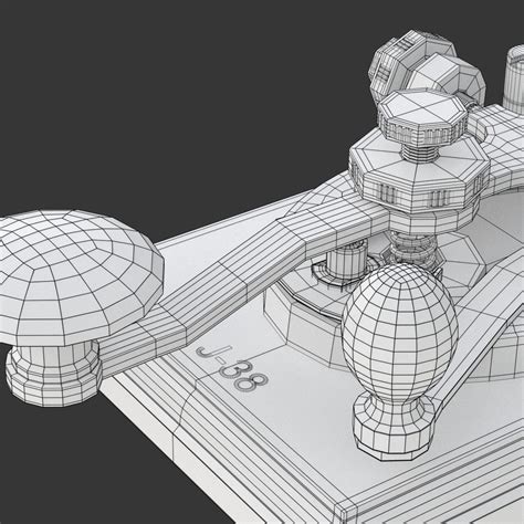 Morse Code Telegraphy Device 3d Model Cgtrader