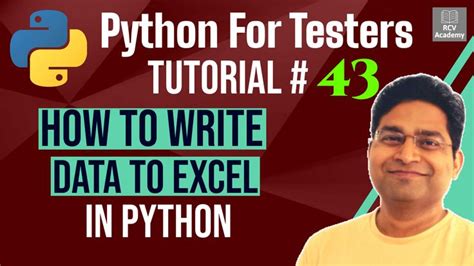 Python For Testers 43 How To Write Data To Excel In Python Openpyx