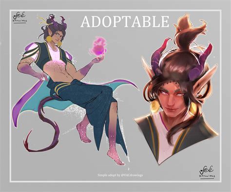 Closed 06 Demon Adopt By Vacdrawings On Deviantart
