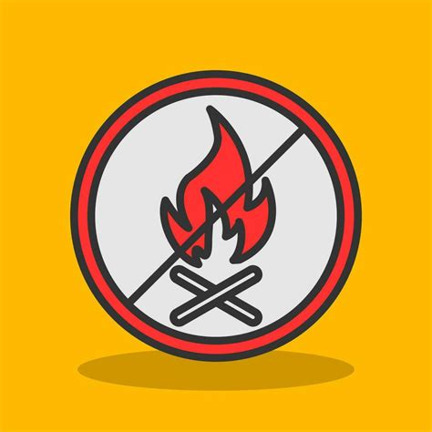 No Fire Allowed Vector Icon Design 29083041 Vector Art At Vecteezy