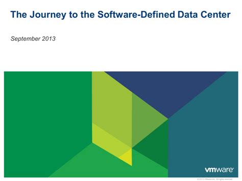 Software Defined Data Center Journey