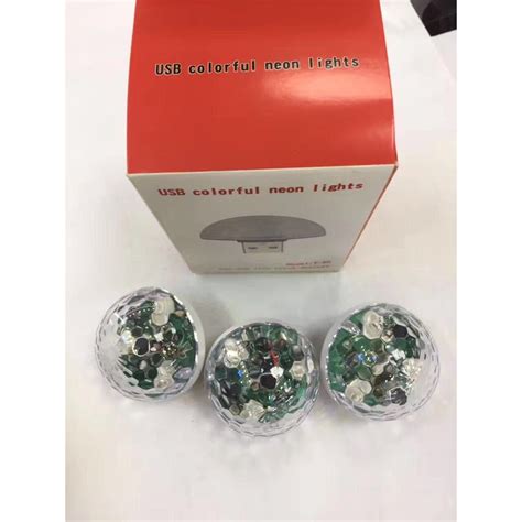 Mini Usb Direct Plug In Colorful Neon Light Led Flashing Stage Light