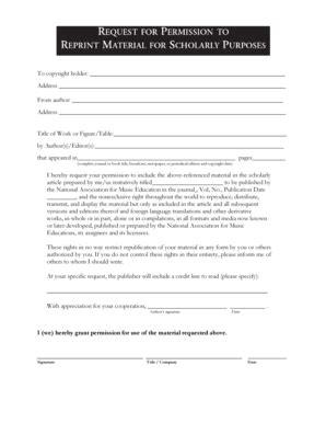 Fillable Online Permission Request Form Sage Publications Fax Email Print PdfFiller