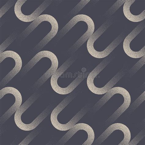 Dynamic Graphic Fashionable Seamless Pattern Vector Dot Work Abstract