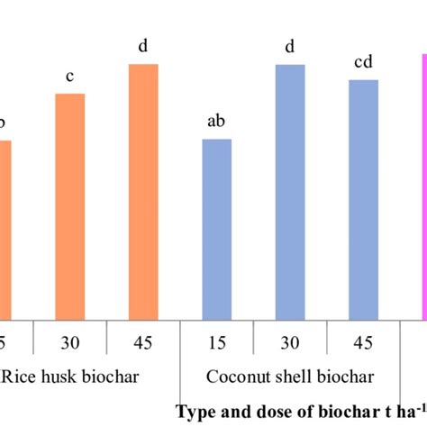 Effect Of Type And Amount Of Biochar On Dry Biomass Widowati Et Al