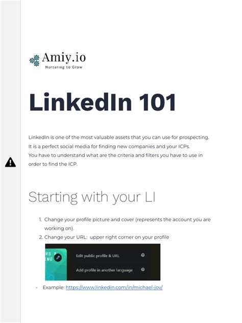 Linkedin 101 Pdf Linked In Sales
