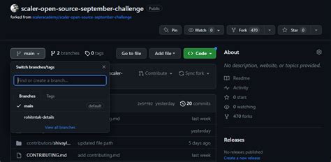 Challenge Issue Scaleracademy Scaler Open Source September Challenge Github