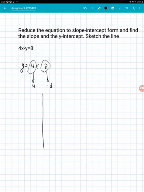 Solvedreduce The Equations To Slope Intercept Form And Find The Slope