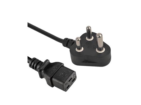 Rct Input Power Cord 3pin Sa Plug To Iec C19 Za