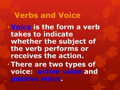 Powerpoint Active Passive Voicepptpptx