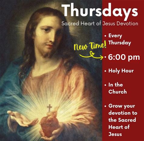 Sacred Heart Of Jesus Thursday Devotion Diocese Of Des Moines