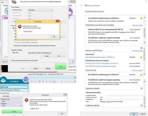Canon Lide 210 Scanner Hangs Canon Community