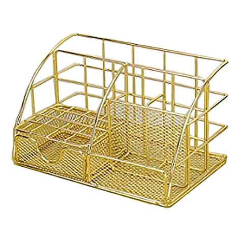Desk Organiser Metal Office Organiser Storage Rack Grandado