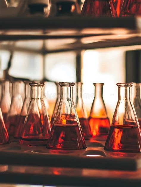 Chemical Lab Chemistry Scientific Laboratory Cleaning Liquid Stock Illustration Illustration