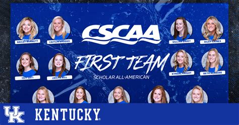 24 Swimmers And Divers Named Cscaa Scholar All Americans Uk Athletics