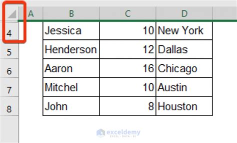 How To Unhide Top Rows In Excel 7 Methods ExcelDemy