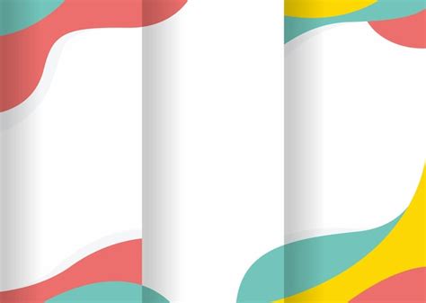 Premium Vector Folded Flayer Background